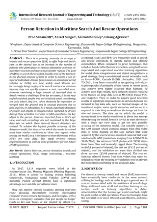 Person Detection in Maritime Search And Rescue Operations | PDF