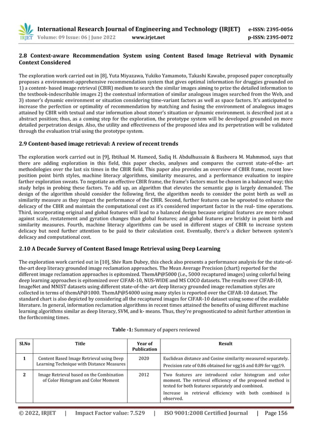 A SURVEY ON CONTENT BASED IMAGE RETRIEVAL USING MACHINE LEARNING | PDF | Databases | Computer ...