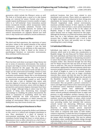 Enhancing The Human-Nature Connection Through Biophilic design | PDF