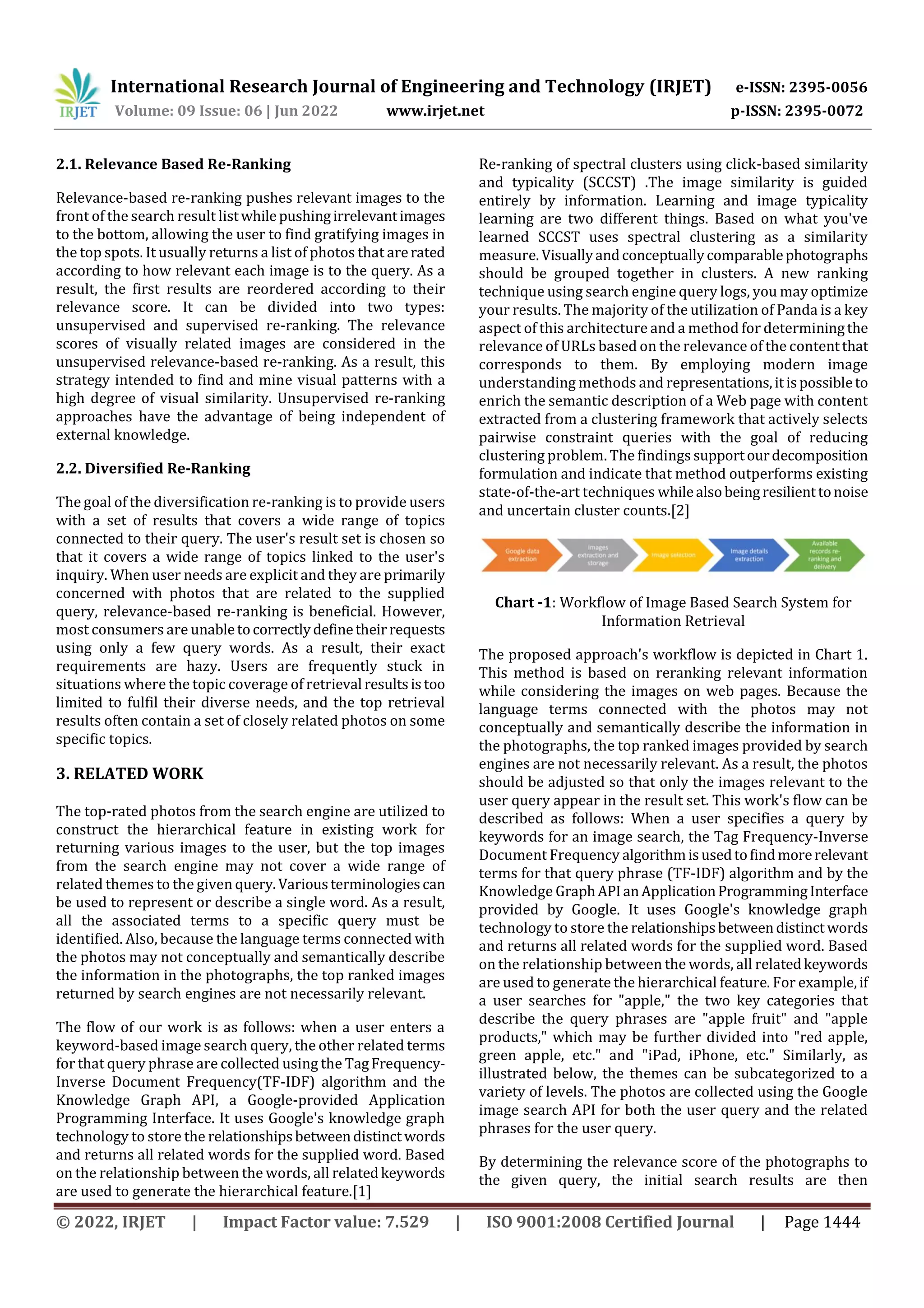 Image Based Information Retrieval Using Deep Learning and Clustering Techniques | PDF
