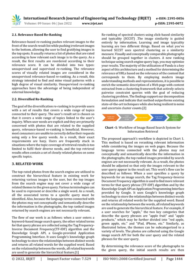 Image Based Information Retrieval Using Deep Learning and Clustering Techniques | PDF