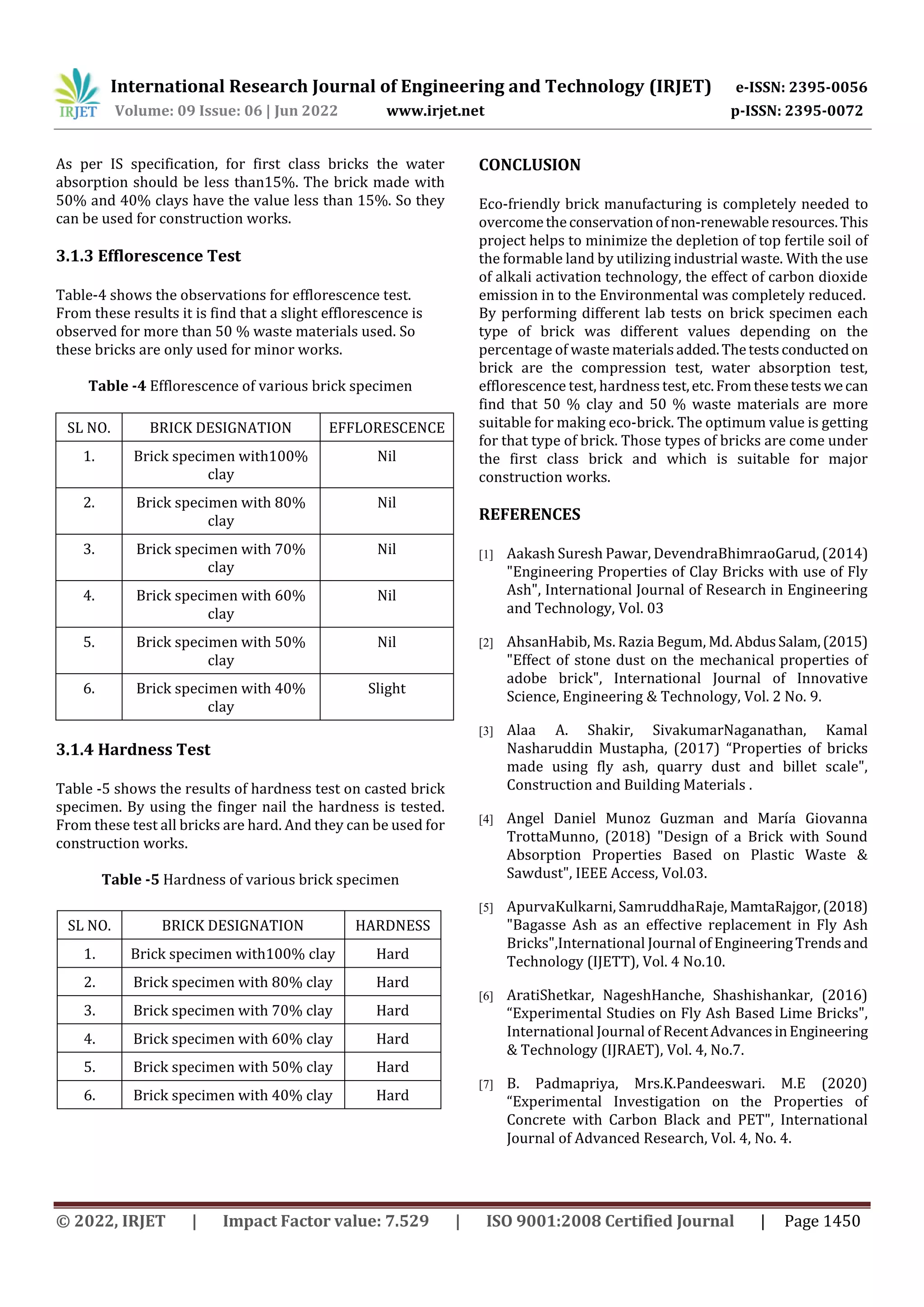 PRODUCTION OF ECO-BRICK FROM INDUSTRIAL WASTES | PDF