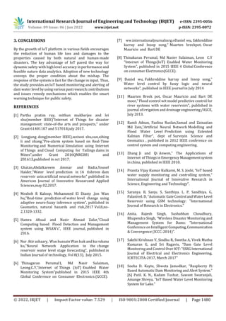 Dam Water Monitoring System Using IOT | PDF | Indoor Environmental ...