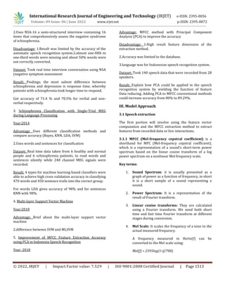 Intelligence System for Disfluency | PDF