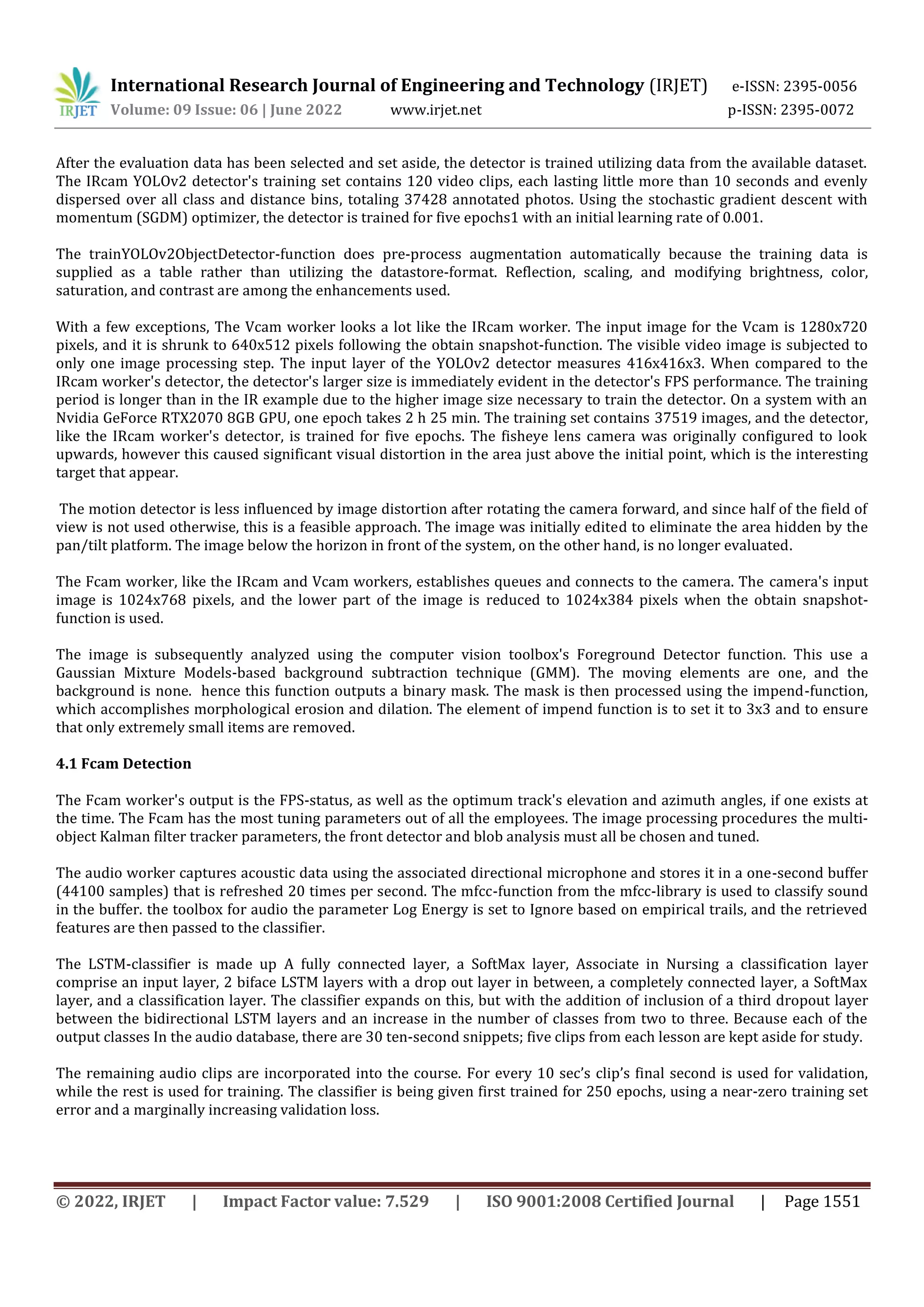 Drone Detection & Classification using Machine Learning | PDF