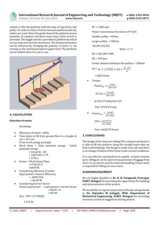 Effective Staircase Sliding Lift for Existing Building | PDF
