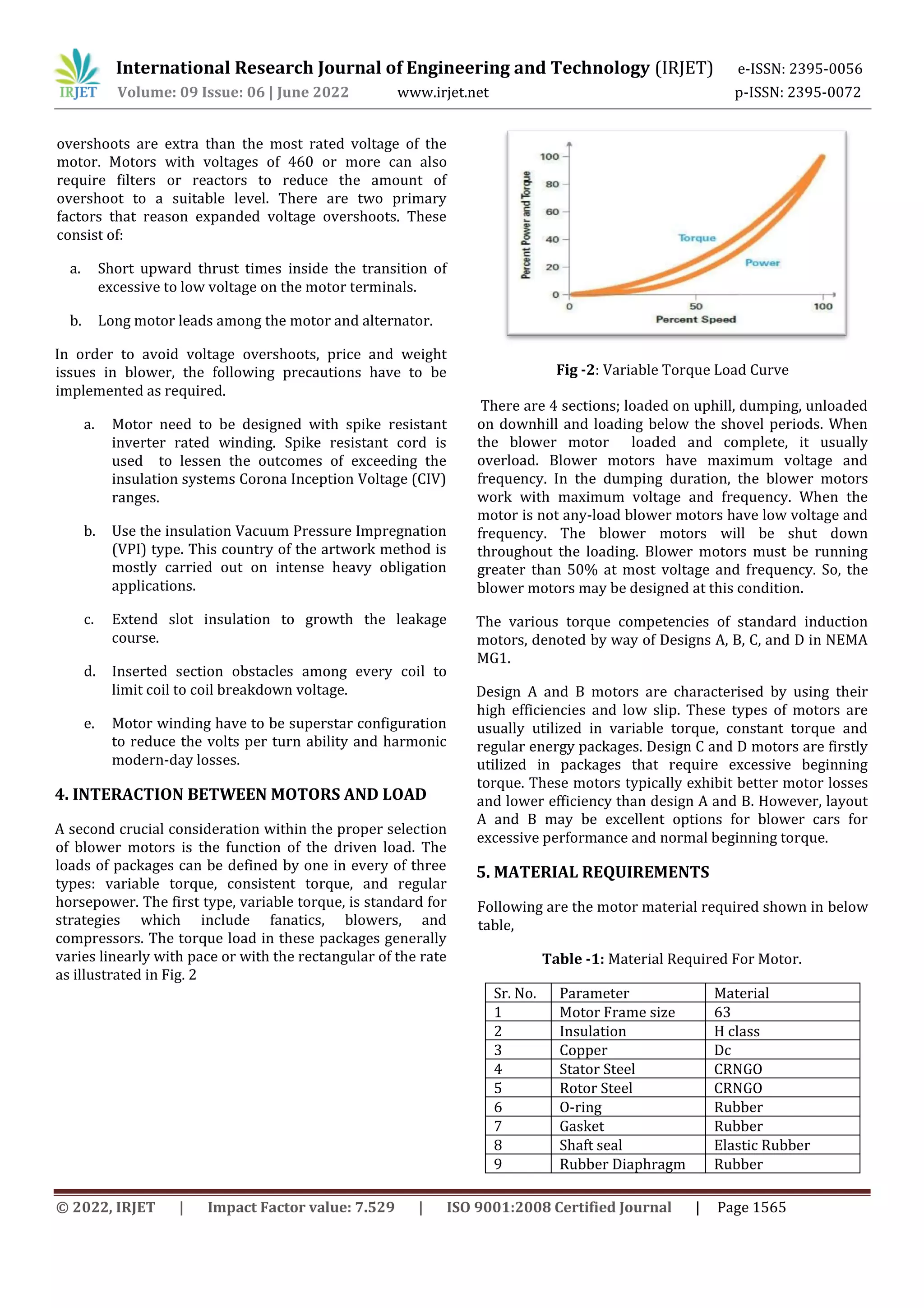 Design and development of three phase Blower motor | PDF