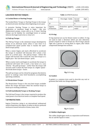 Design and development of three phase Blower motor | PDF