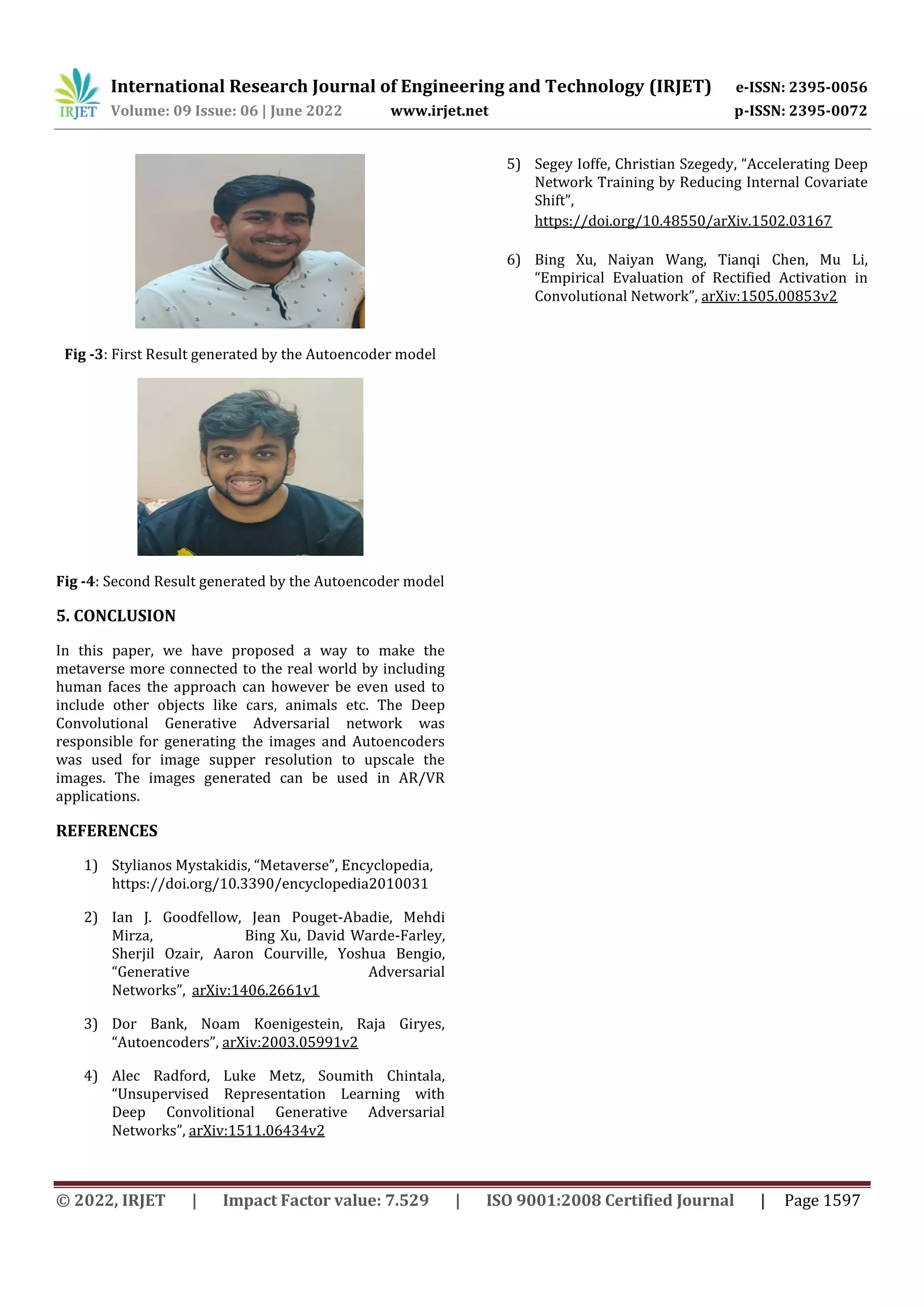 Creating Objects for Metaverse using GANs and Autoencoders | PDF | Graphics Software | Computer ...