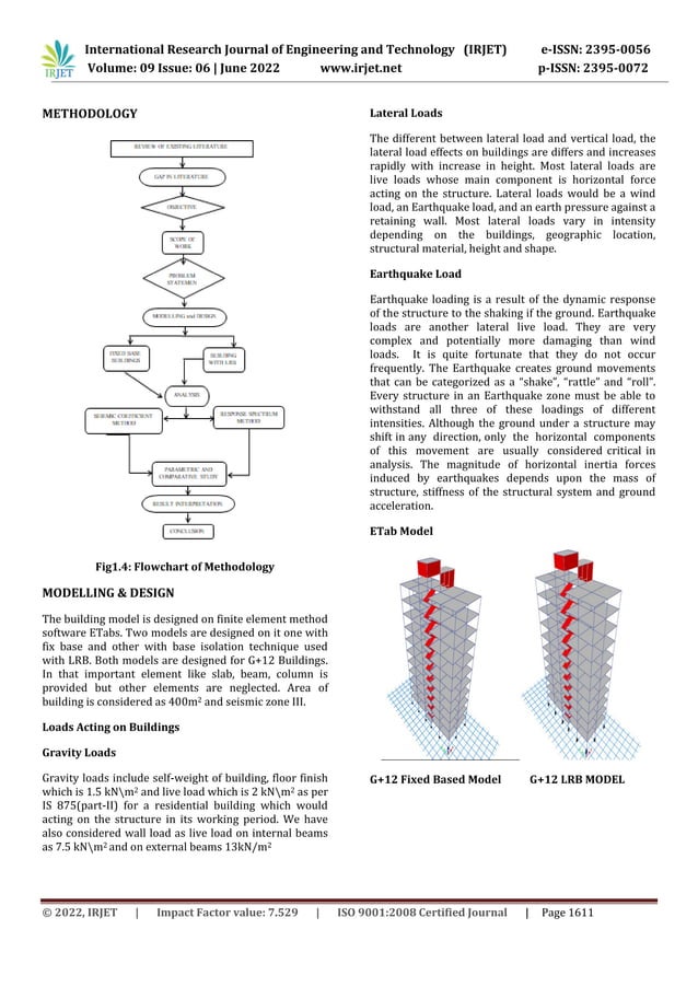 Experimental Effect of Base Isolation System on Non Linear Behaviour of Building Structure under ...