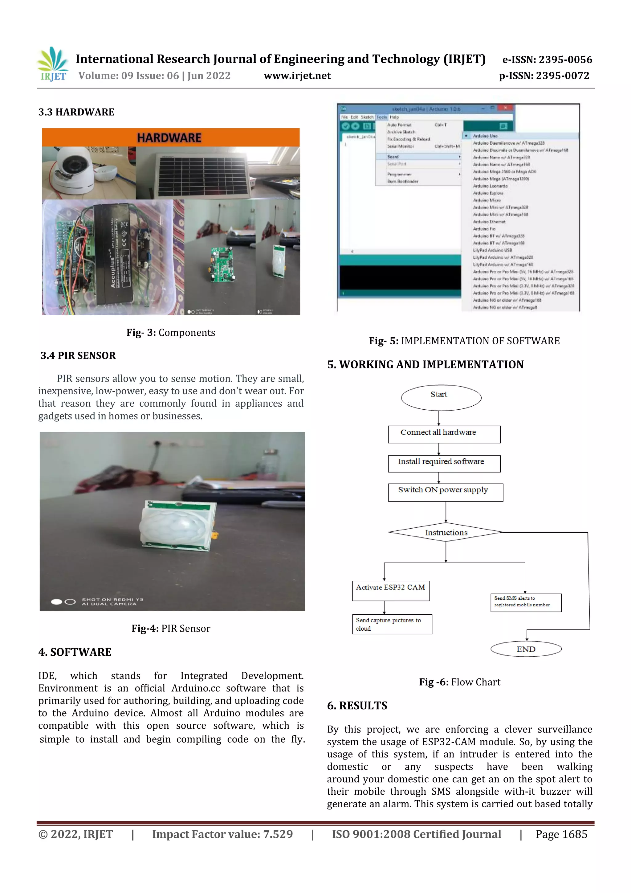 IoT Based Smart Surveillance System | PDF