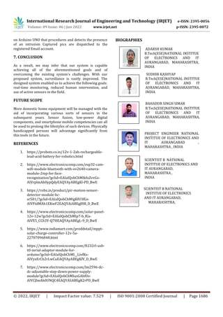 IoT Based Smart Surveillance System | PDF