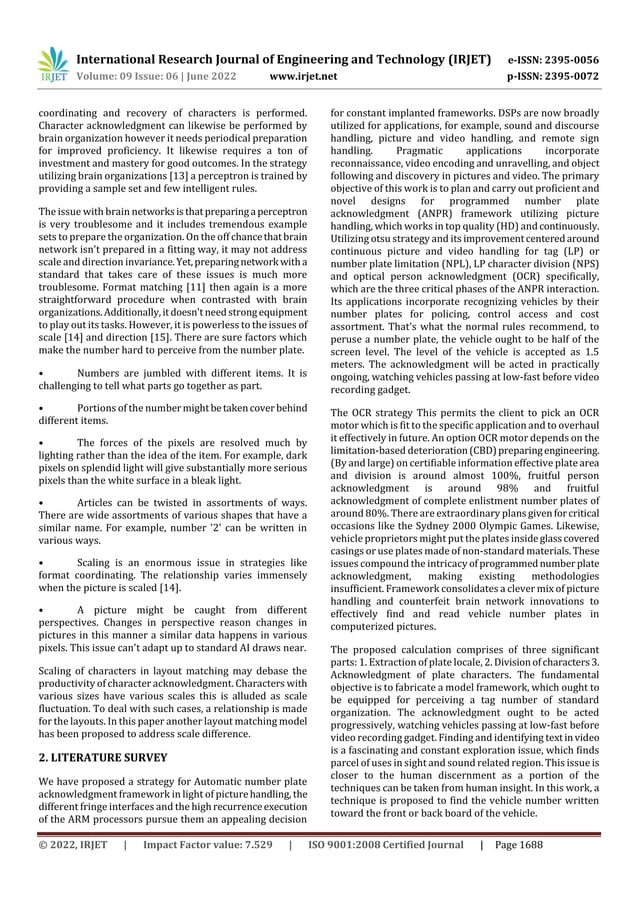 Automated Generation for Number Plate Detection and Recognition | PDF