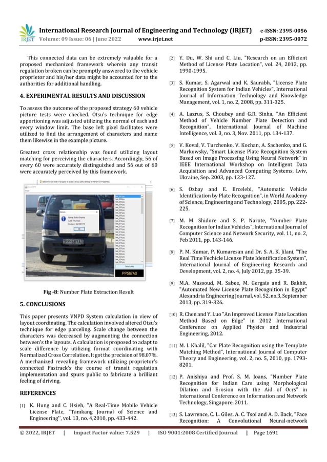 Automated Generation For Number Plate Detection And Recognition Pdf