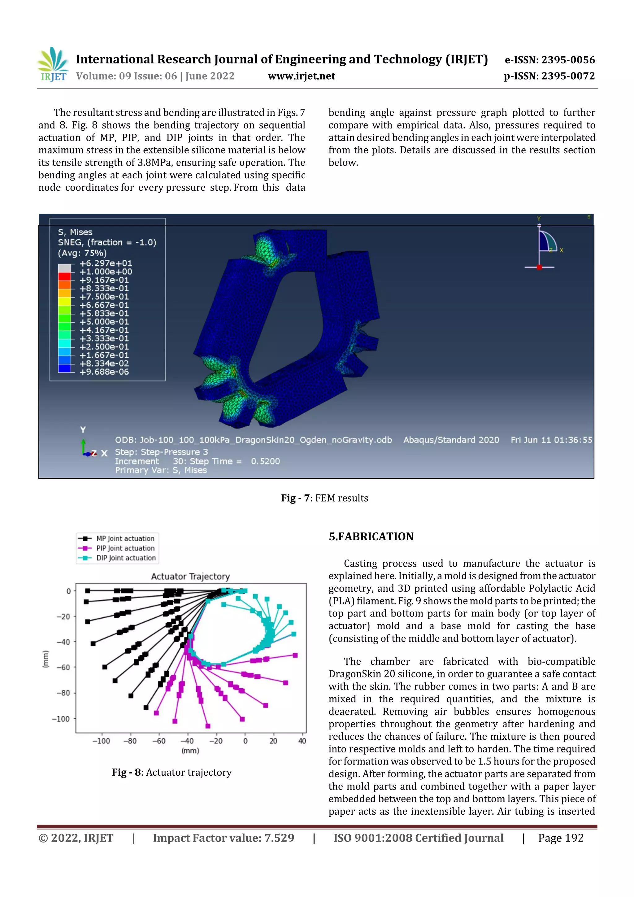 Development of Prosthetic Finger using Pneu-Nets Soft Actuator to Mimic Flexion Kinematics | PDF