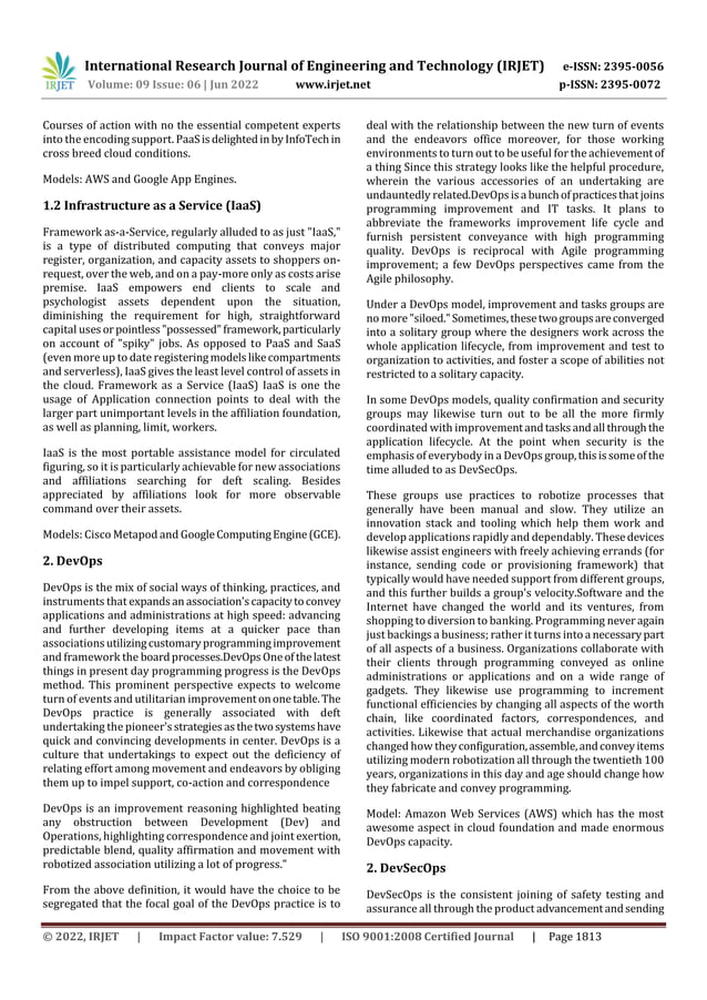 DEVSECOPS ON CLOUD STORAGE SECURITY | PDF