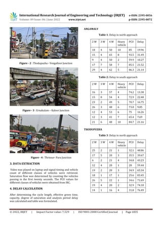 Delay Analysis Of Signalized Intersection Under Heterogeneous Traffic Condition | PDF