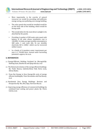Planning and Analysis of Energy Efficient Building | PDF