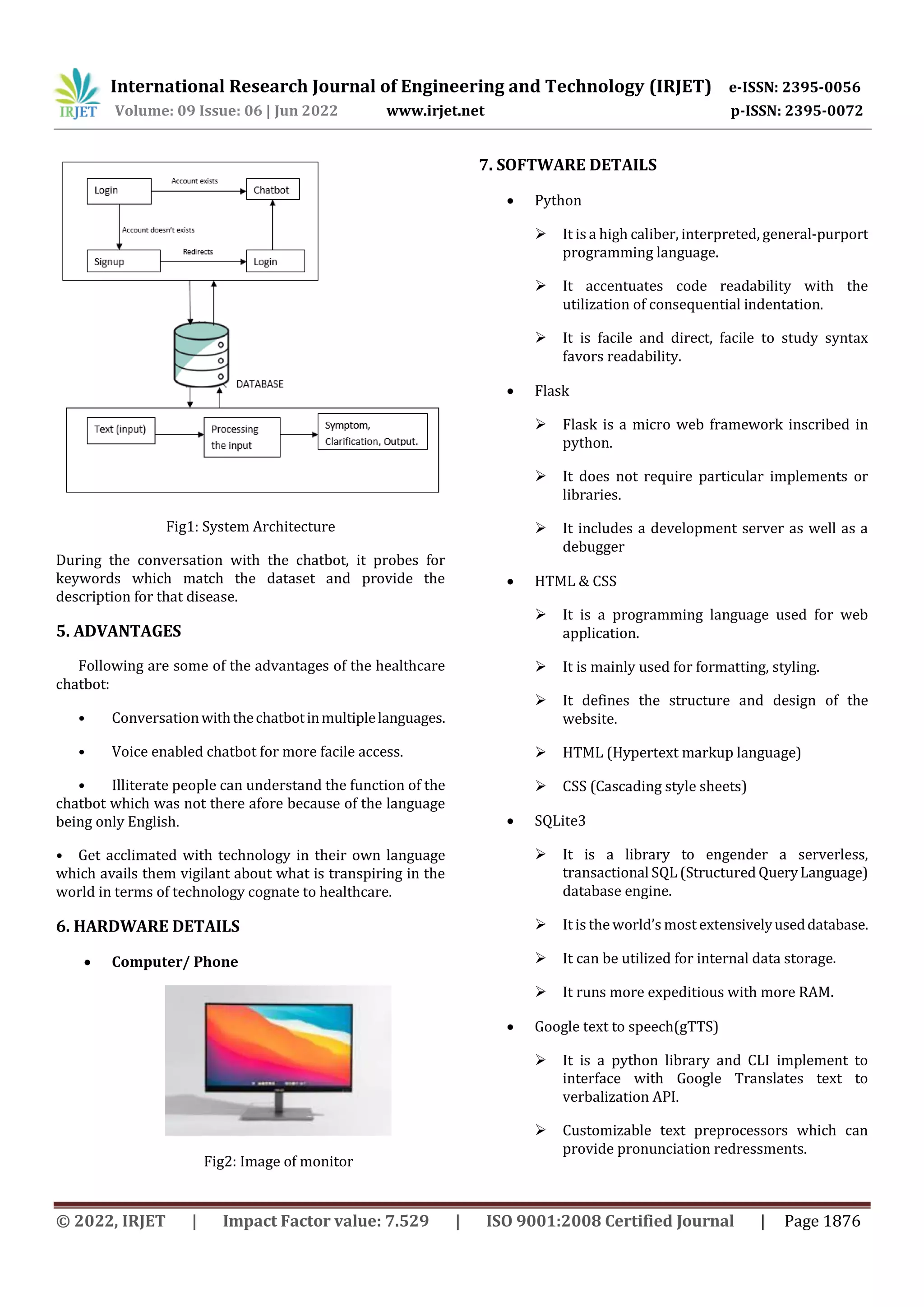 HEALTHCARE CHATBOT | PDF
