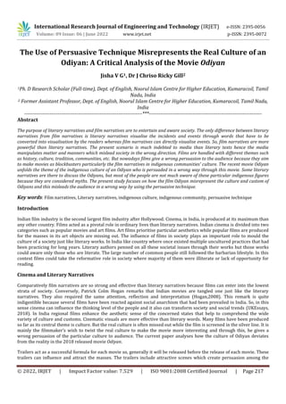 The Use of Persuasive Technique Misrepresents the Real Culture of an ...