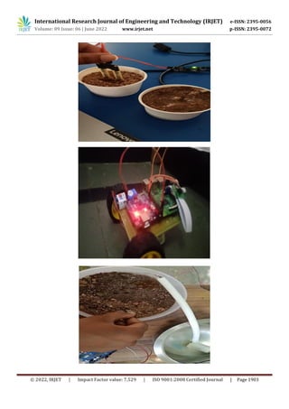 Smart Agricultural Robot Using Raspberry Pi | PDF