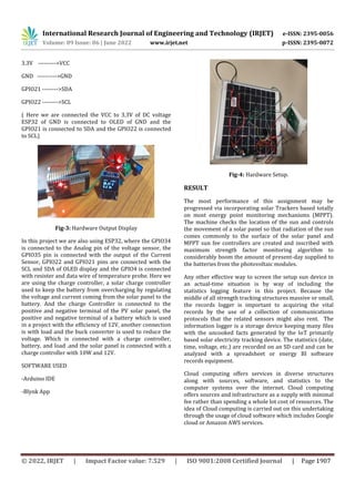 IoT-based Solar Energy Monitoring | PDF | Technology & Computing