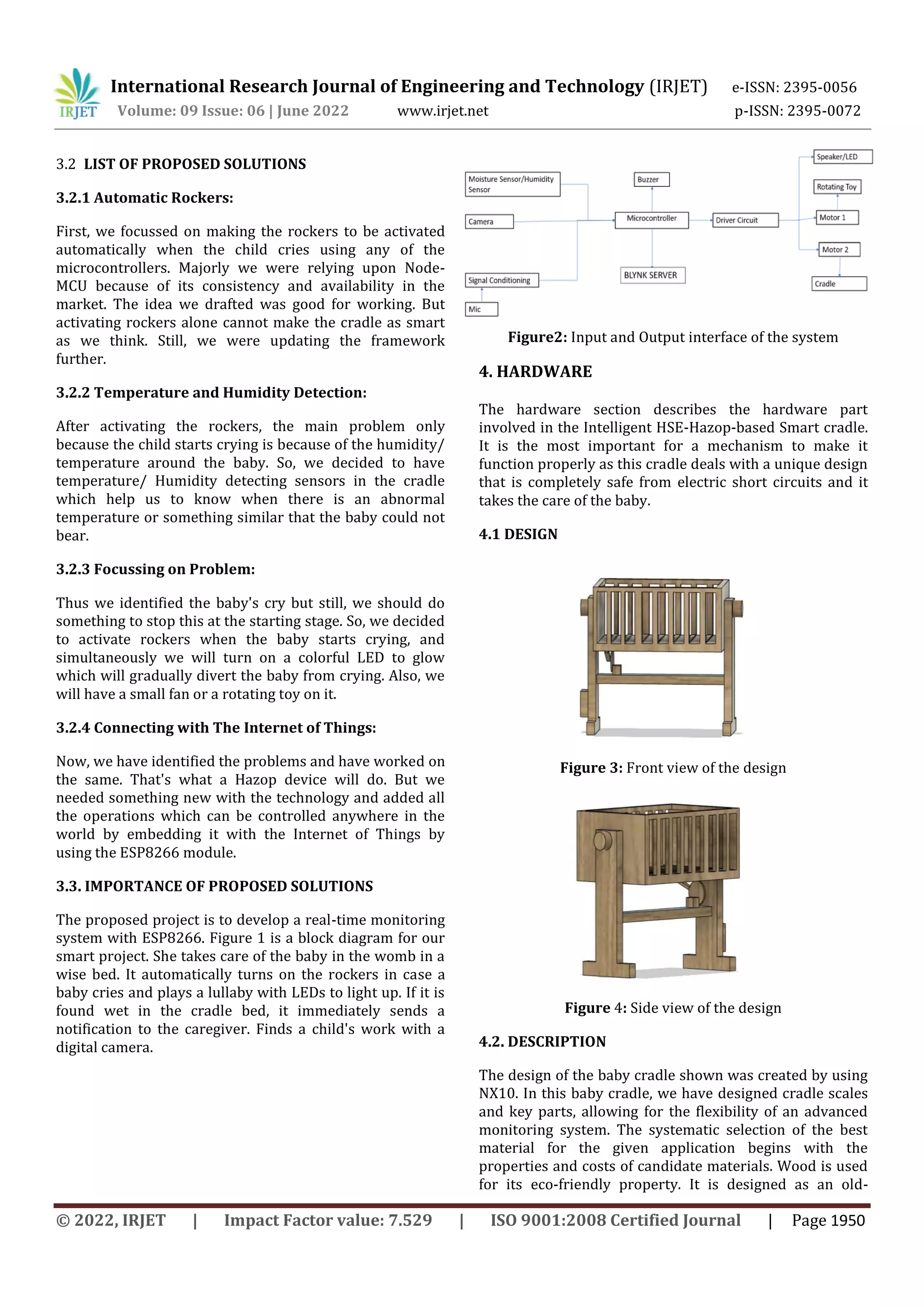 INTELLIGENT HSE-HAZOP CRADLE FOR HOME AND HOSPITAL BABY MONITORING | PDF
