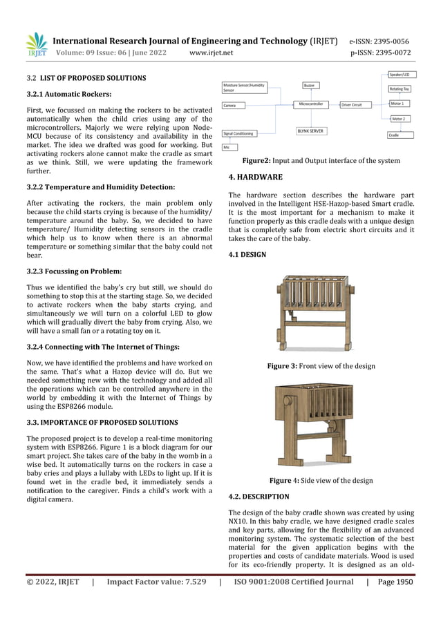 INTELLIGENT HSE-HAZOP CRADLE FOR HOME AND HOSPITAL BABY MONITORING ...