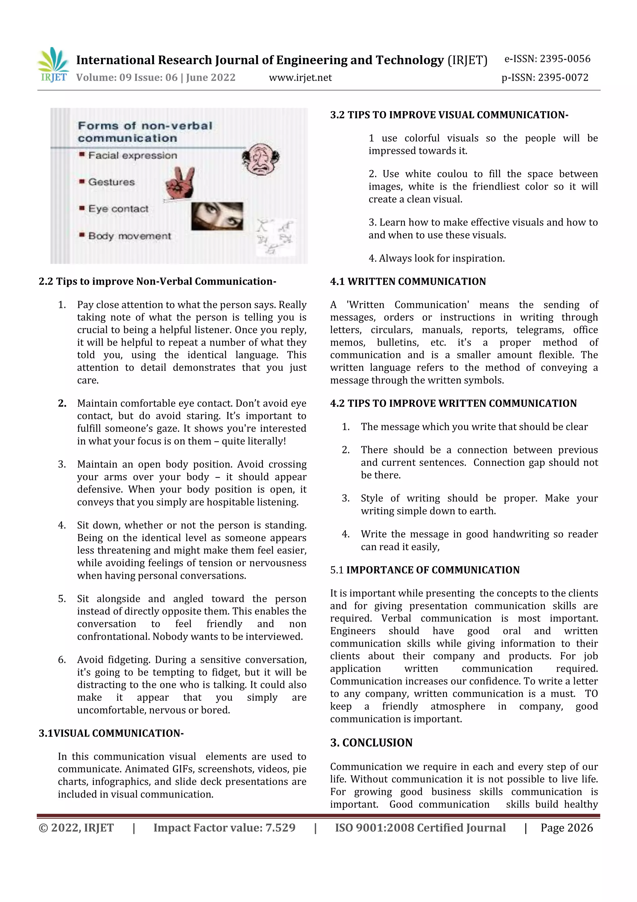 Importance of Communication Skill in Engineering Field. | PDF