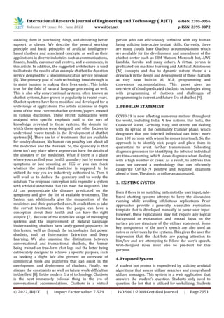 SMART COLLEGE CHATBOT USING NATURAL LANGUAGE UNDERSTANDING | PDF