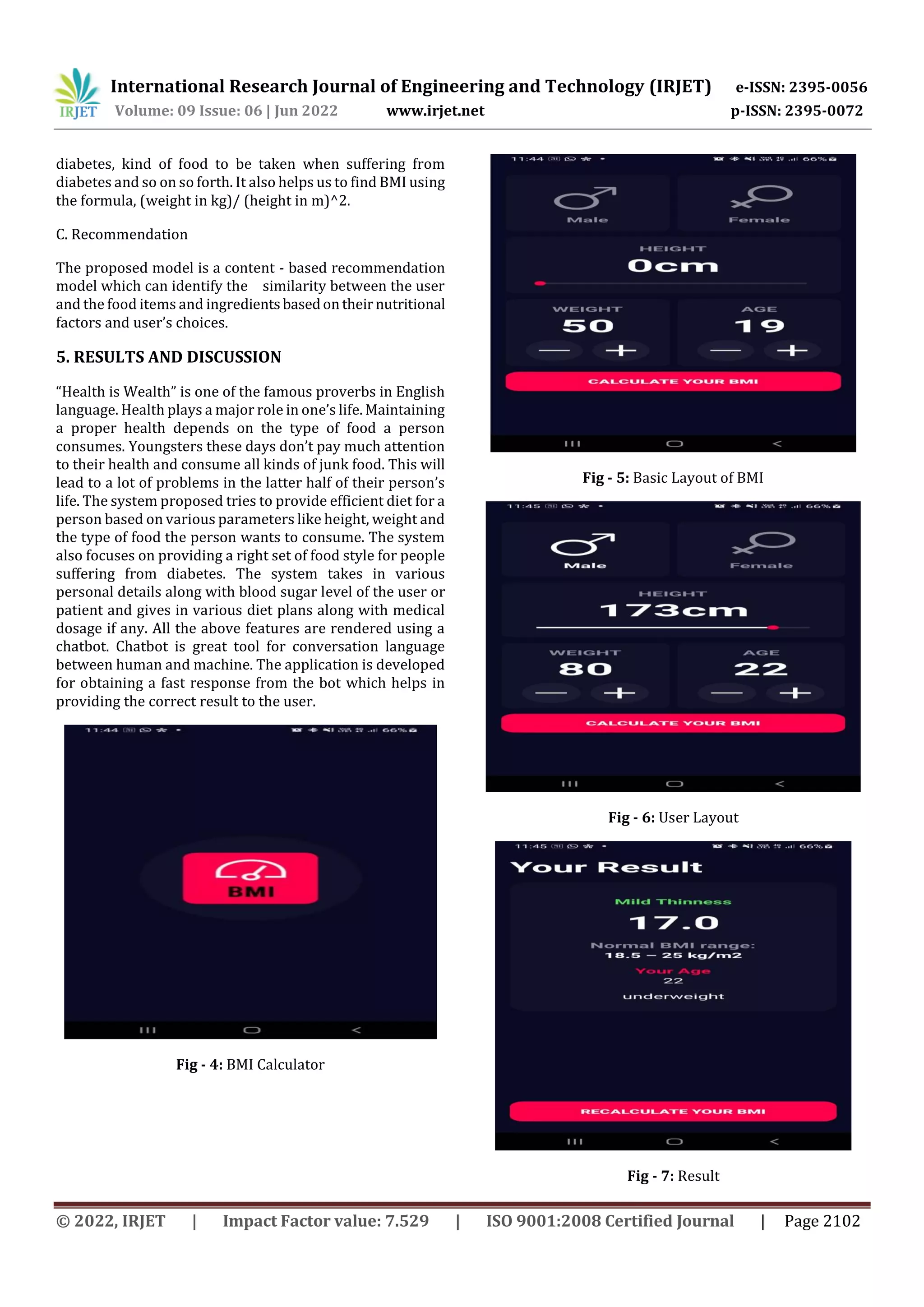 Food Recommendation System using Chatbot | PDF