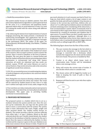Food Recommendation System using Chatbot | PDF