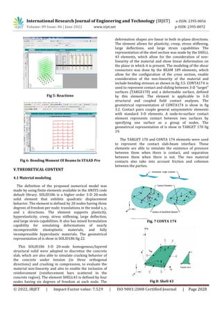 PERFORMANCE OF BEAM COLUMN JOINT WITH GEOPOLYMER MATERIAL BY NON LINEAR ANALYSIS | PDF