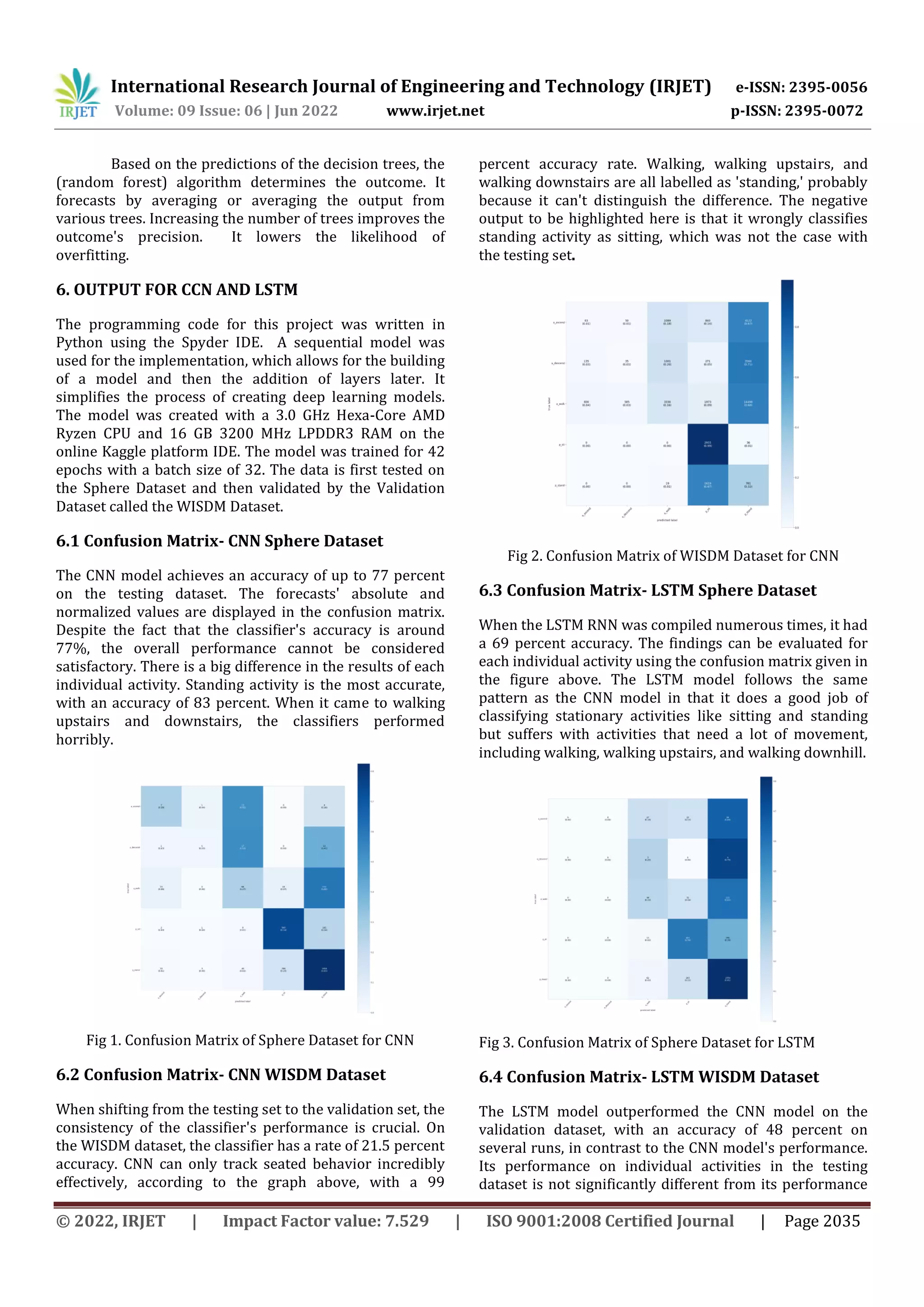 Human Activity Recognition System | PDF