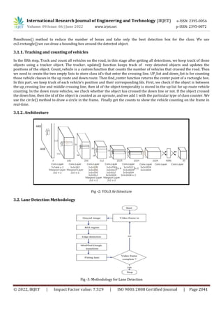 VEHICLE DETECTION, CLASSIFICATION, COUNTING, AND DETECTION OF VEHICLE DIRECTION AND LANE ...