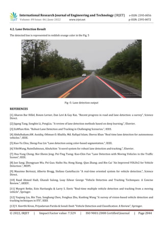 VEHICLE DETECTION, CLASSIFICATION, COUNTING, AND DETECTION OF VEHICLE DIRECTION AND LANE ...