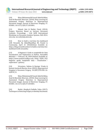 Image Forgery / Tampering Detection Using Deep Learning and Cloud | PDF