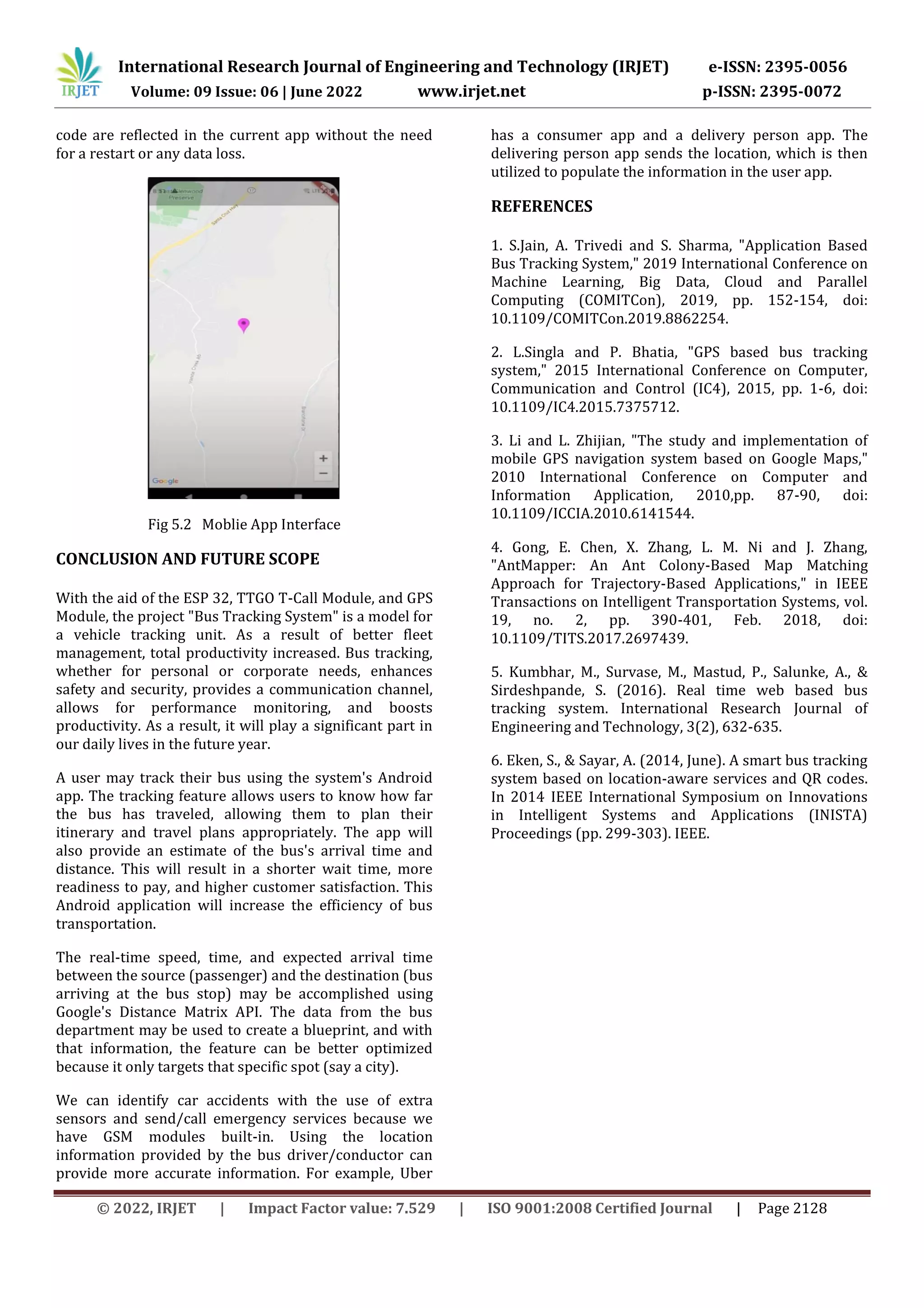 BUS TRACKING SYSTEM | PDF