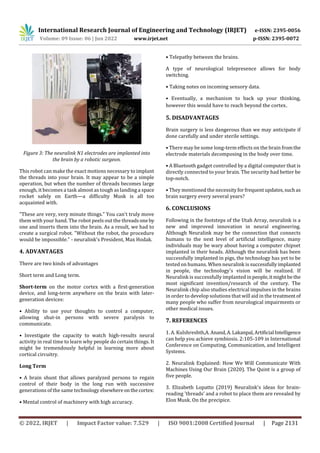 Neuralink: A Platform That Integrates Brain-Machine Interfaces. | PDF