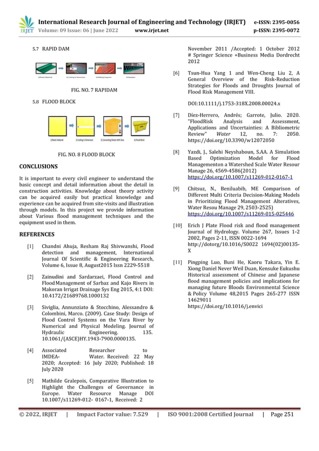 Illustration Of Advanced Flood Control Management Techniques for Flood ...