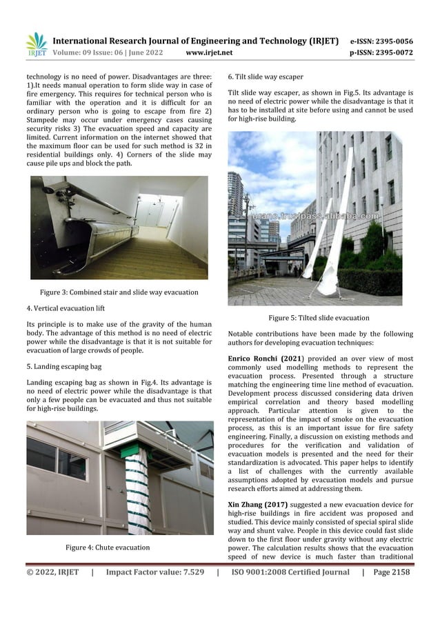 RAPID FIRE EVACUATION SLIDE | PDF | Civil Engineering Industry | Industries