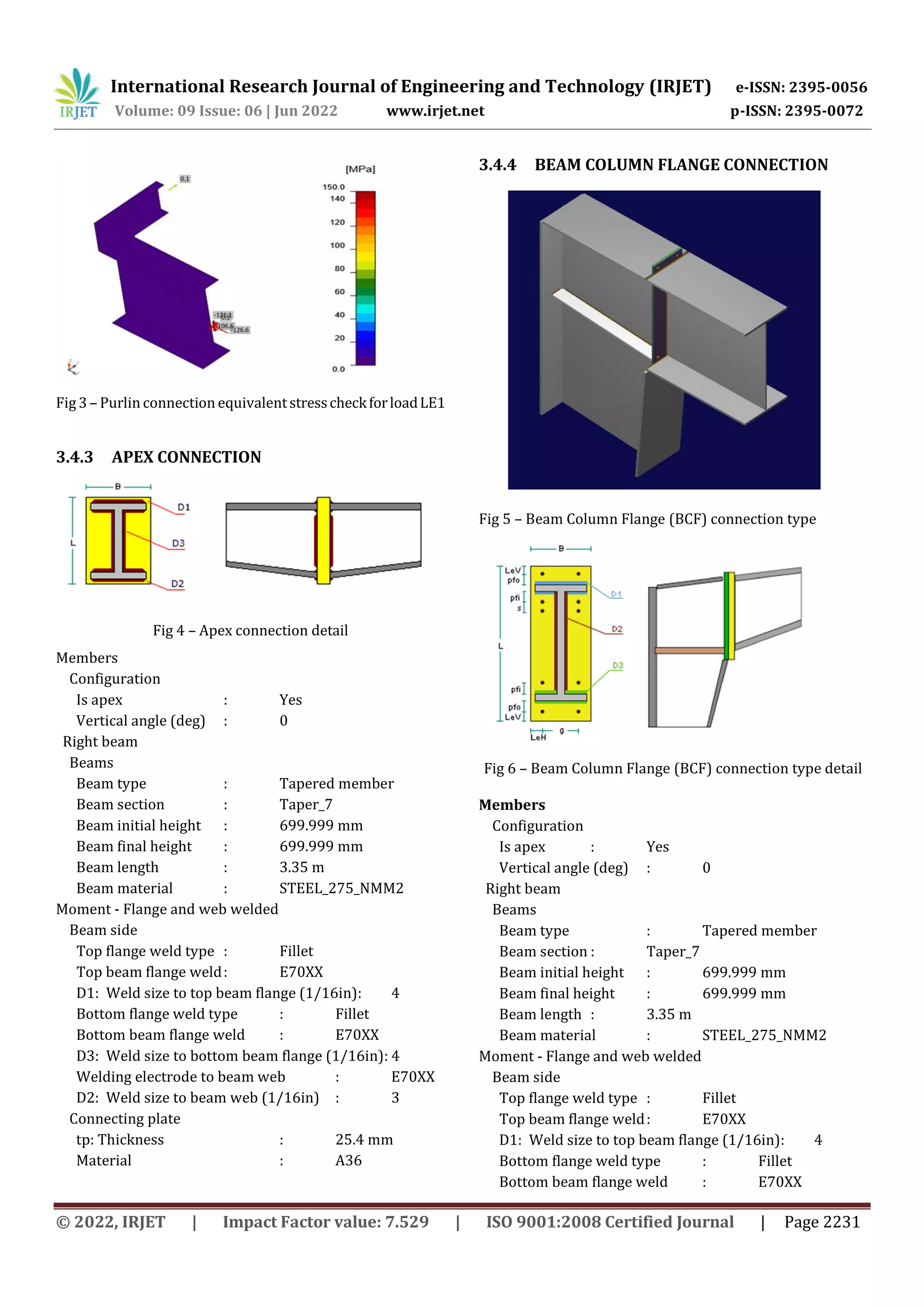 Design of Pre-Engineered Building (PEB) Structure | PDF