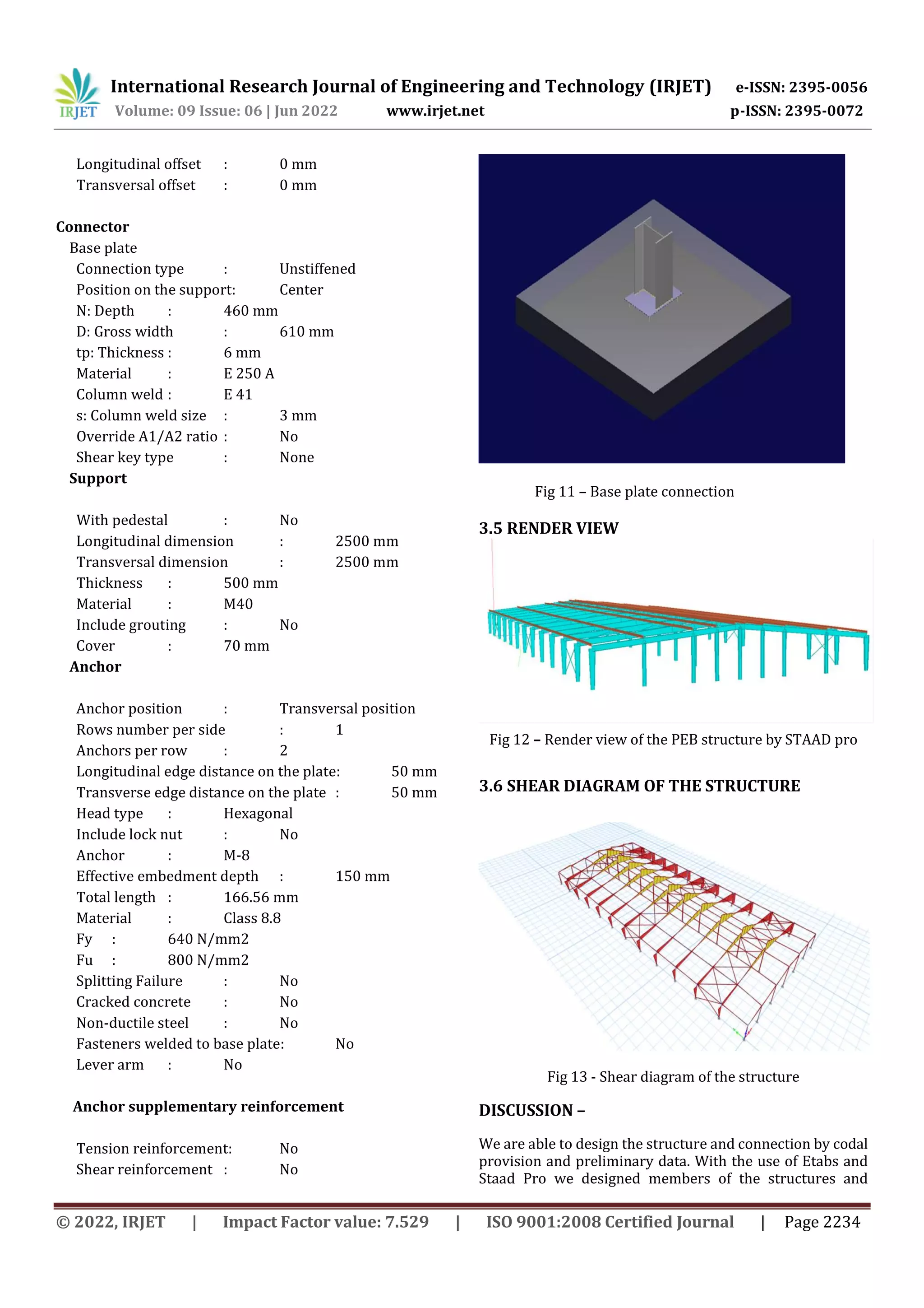 Design of Pre-Engineered Building (PEB) Structure | PDF