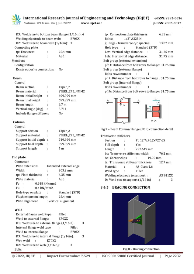 Design of Pre-Engineered Building (PEB) Structure | PDF