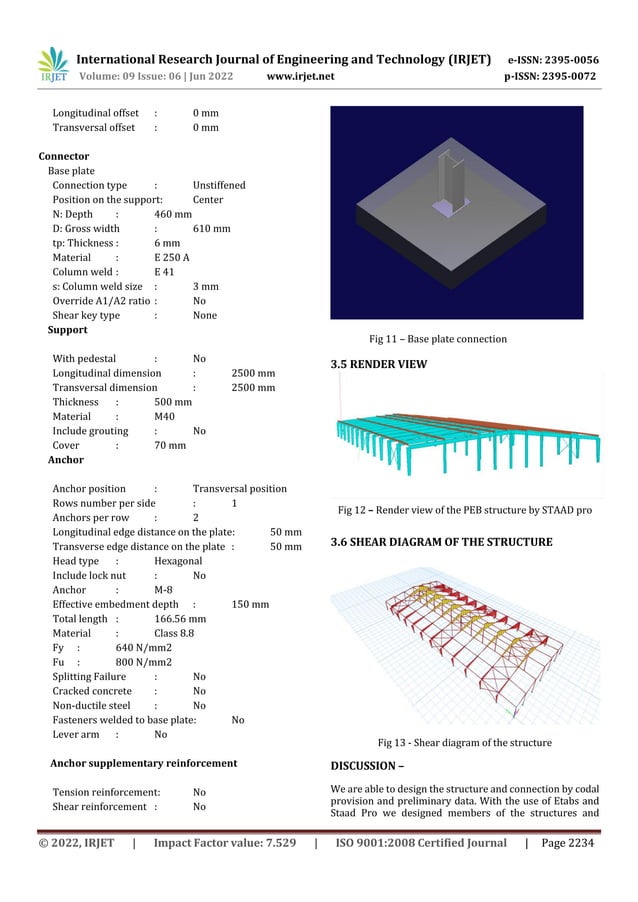 Design of Pre-Engineered Building (PEB) Structure | PDF