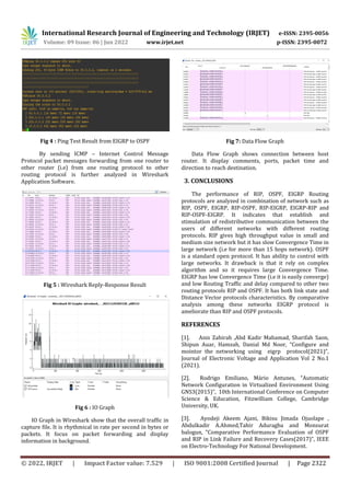 Performance Analysis of Routing Protocols RIP, OSPF and EIGRP | PDF