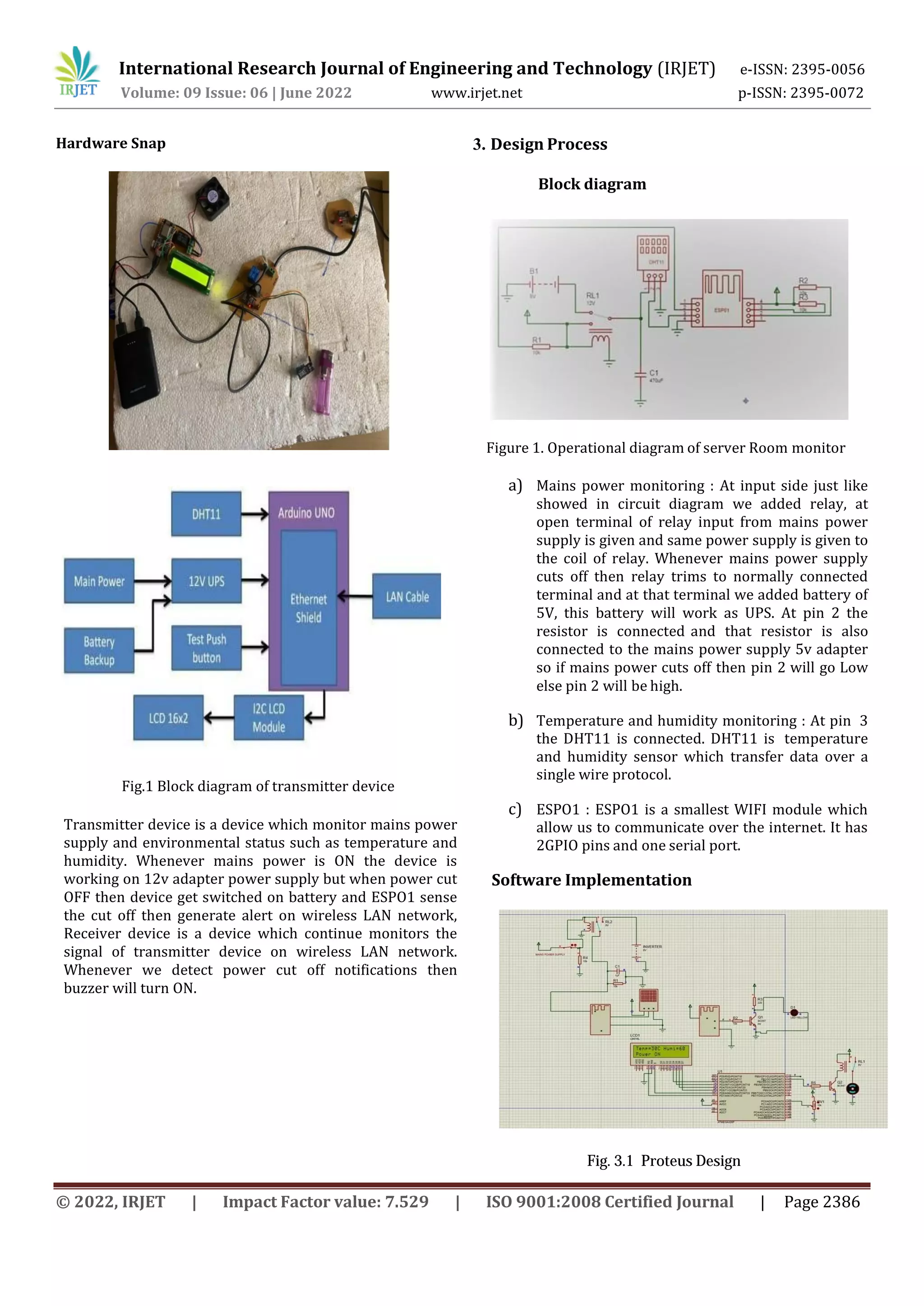Industrial Mains Power Monitoring and Alert System Over LAN Network | PDF