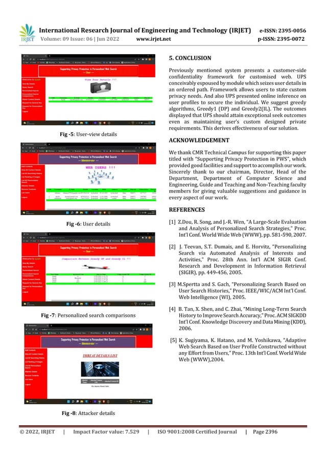 Supporting Privacy Protection In Personalized Web Search | PDF