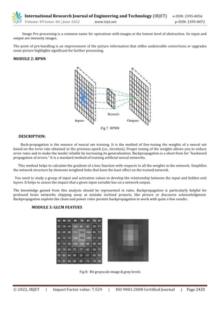 Detection of Kidney Stone using Neural Network Classifier | PDF