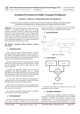 Accident Prevention on Public Transport Footboard | PDF
